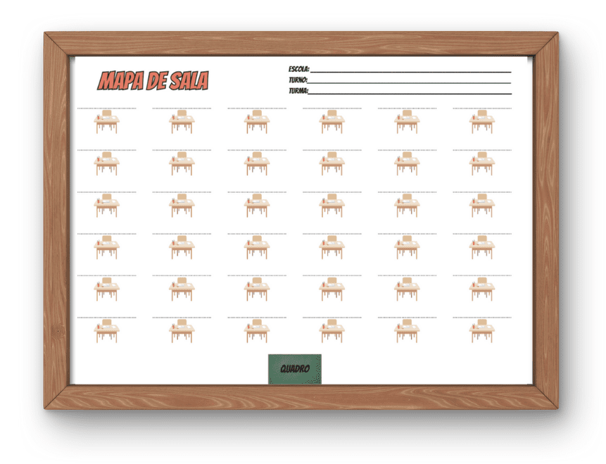 Modelos para Mapas de Sala | Tá Pronto