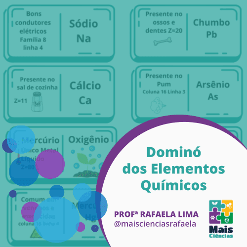 Dominó dos Elementos Químicos | Tá Pronto