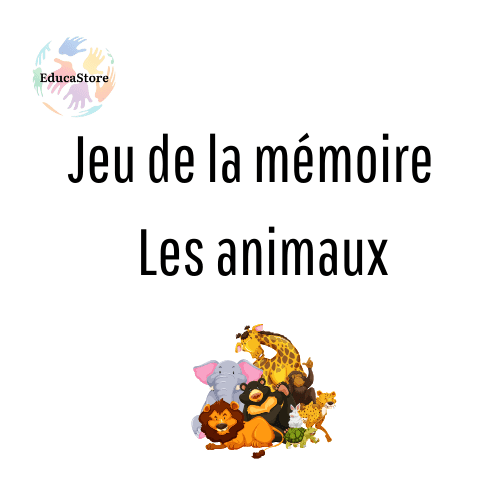 Jeu de la mémoire - les animaux | Tá Pronto!