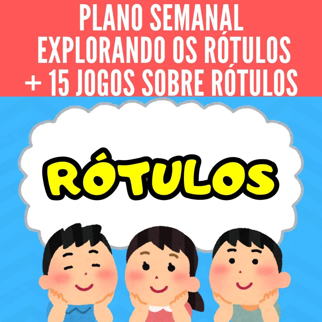 Plano semanal Explorando os rótulos | Tá Pronto