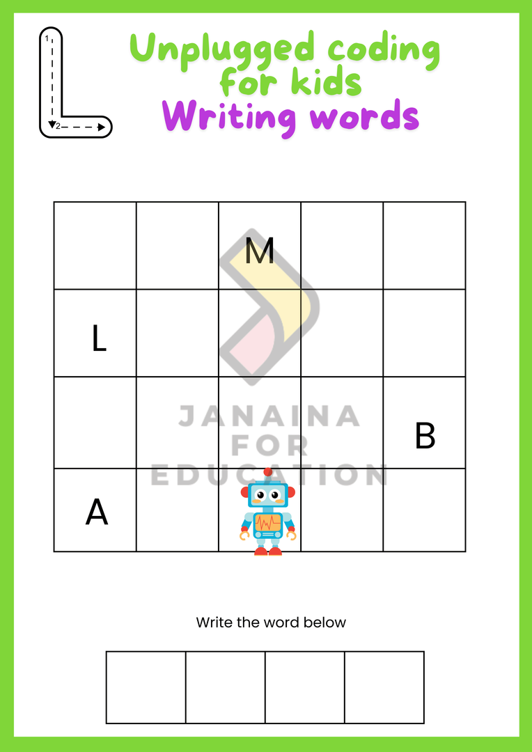 55 literacy and unplugged coding worksheets | Tá Pronto
