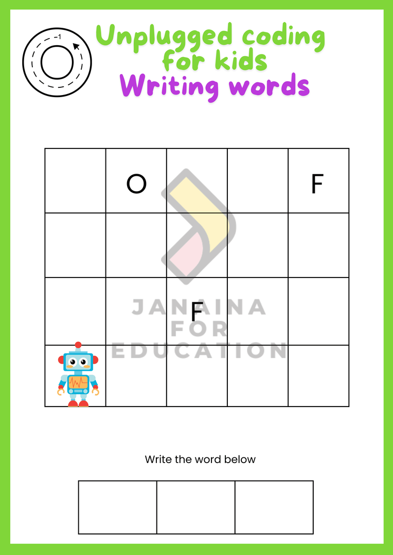 55 literacy and unplugged coding worksheets | Tá Pronto