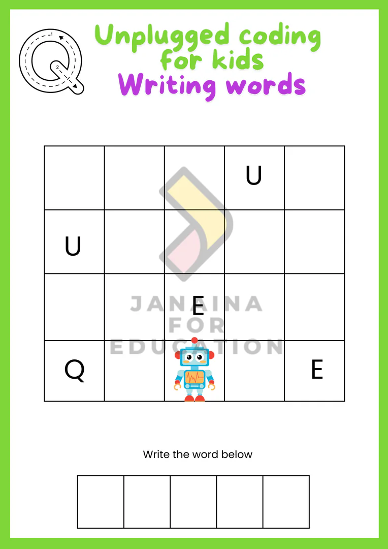 55 literacy and unplugged coding worksheets | Tá Pronto