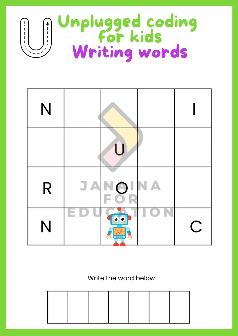 55 literacy and unplugged coding worksheets | Tá Pronto