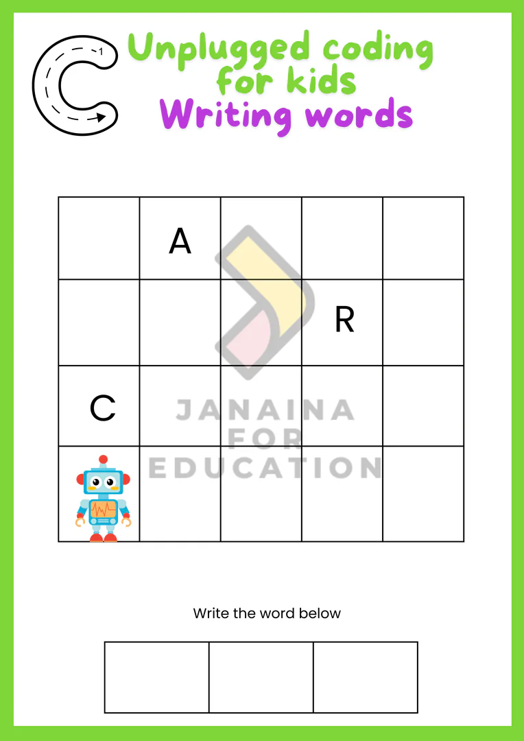 55 literacy and unplugged coding worksheets | Tá Pronto