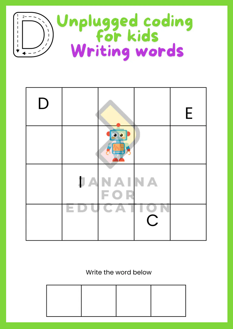 55 literacy and unplugged coding worksheets | Tá Pronto