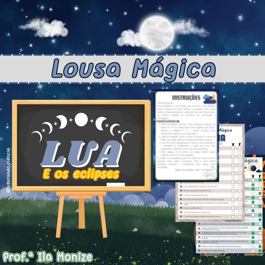 LOUSA MÁGICA: A LUA E OS ECLIPSES. | Tá Pronto