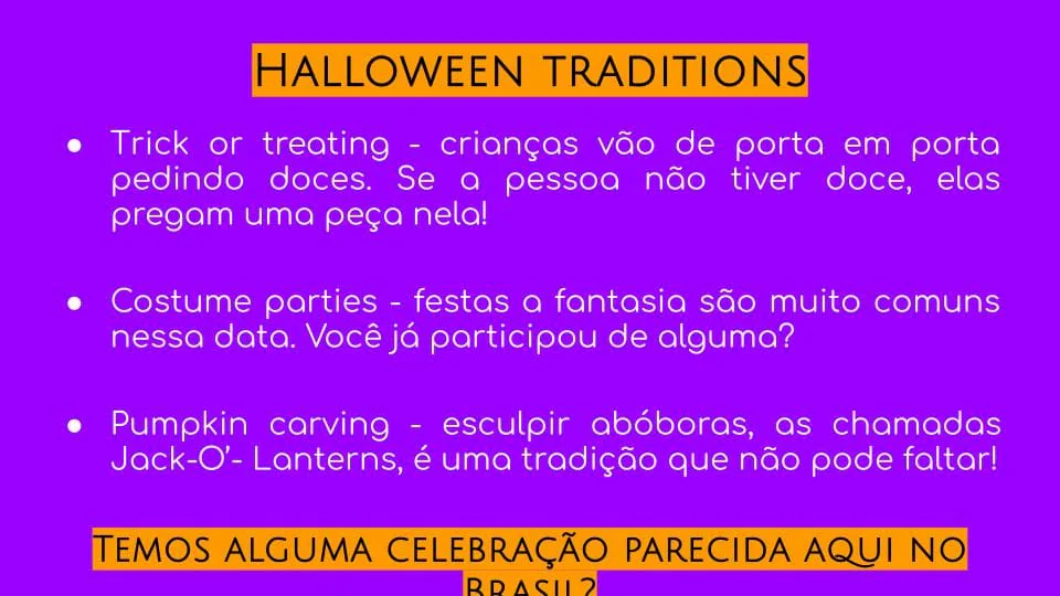 Halloween / Dia das Bruxas - História, quiz e... | Tá Pronto