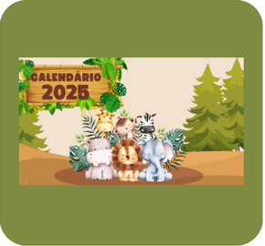 Calendário Safári | Tá Pronto