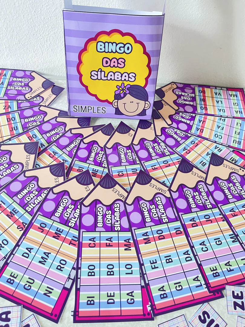 BINGO DAS SÍLABAS SIMPLES | Tá Pronto