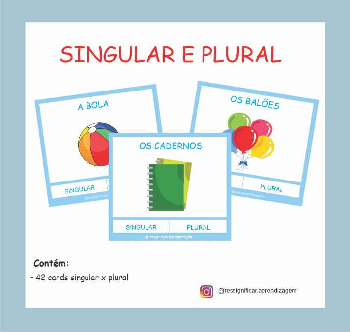 Singular e Plural | Tá Pronto