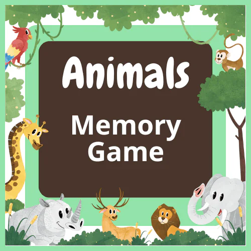 Inglês | Animals (Memory game) | Tá Pronto