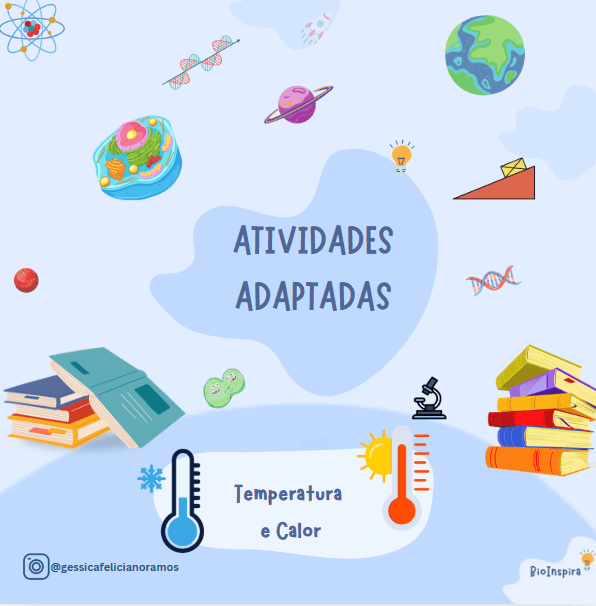 Atividades adaptadas sobre temperatura e Calo... | Tá Pronto