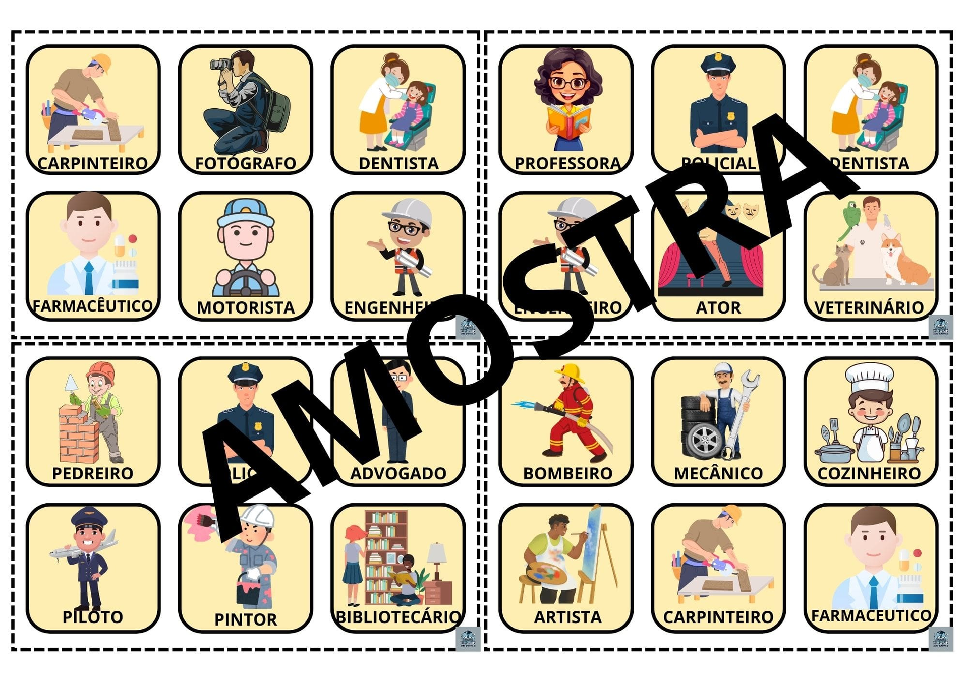 🚀🎉 BINGO DAS PROFISSÕES - PARA CRIANÇAS! 🎉... | Tá Pronto