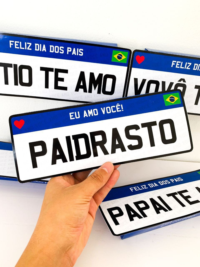 Caixa Placa – Edição Dia dos Pais | Tá Pronto!