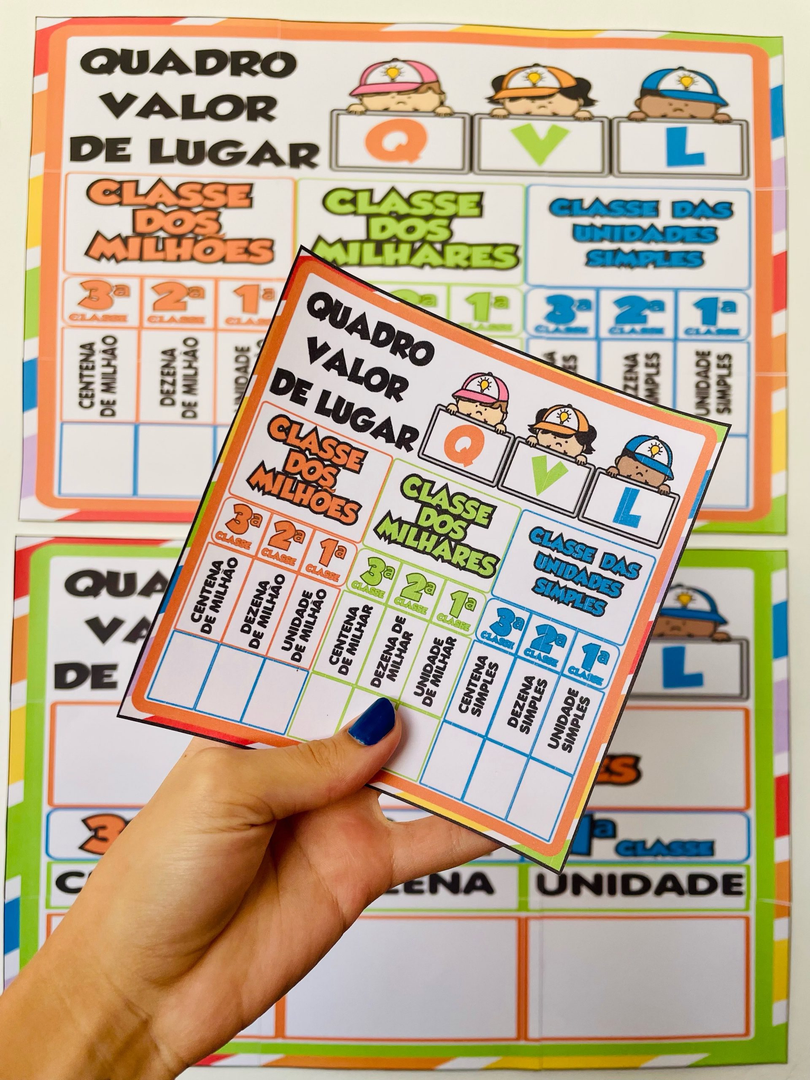📚 QUADRO VALOR DE LUGAR –SISTEMA DE NUMERAÇÃO DECIMAL 📚 | Tá Pronto!