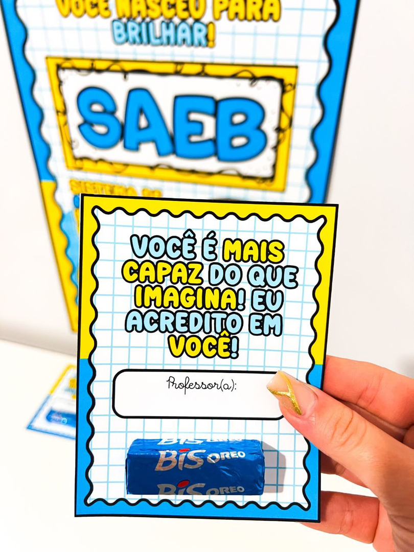 Kit Incentivo Prova SAEB | Tá Pronto