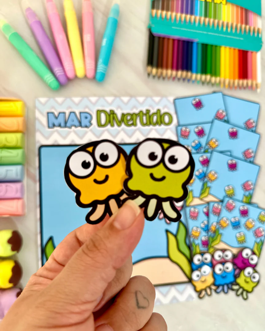 Material pedagógico: Mar Divertido para 1°, 2... | Tá Pronto