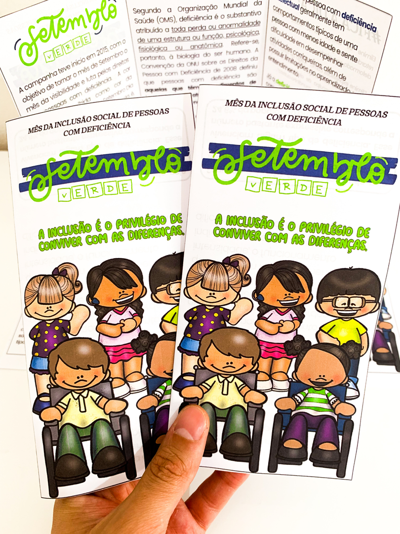Folder Informativo Setembro Verde – Mês da In... | Tá Pronto