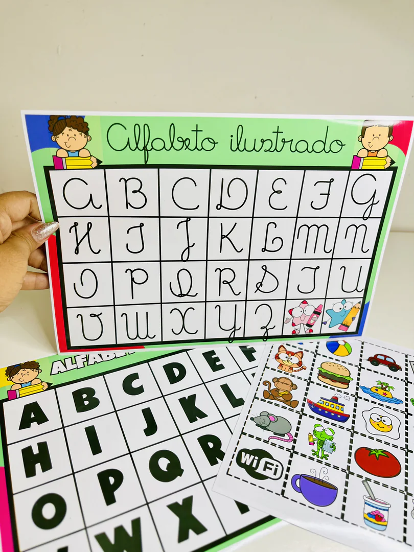 Alfabeto Ilustrado: Aprendizado Visual | Tá Pronto