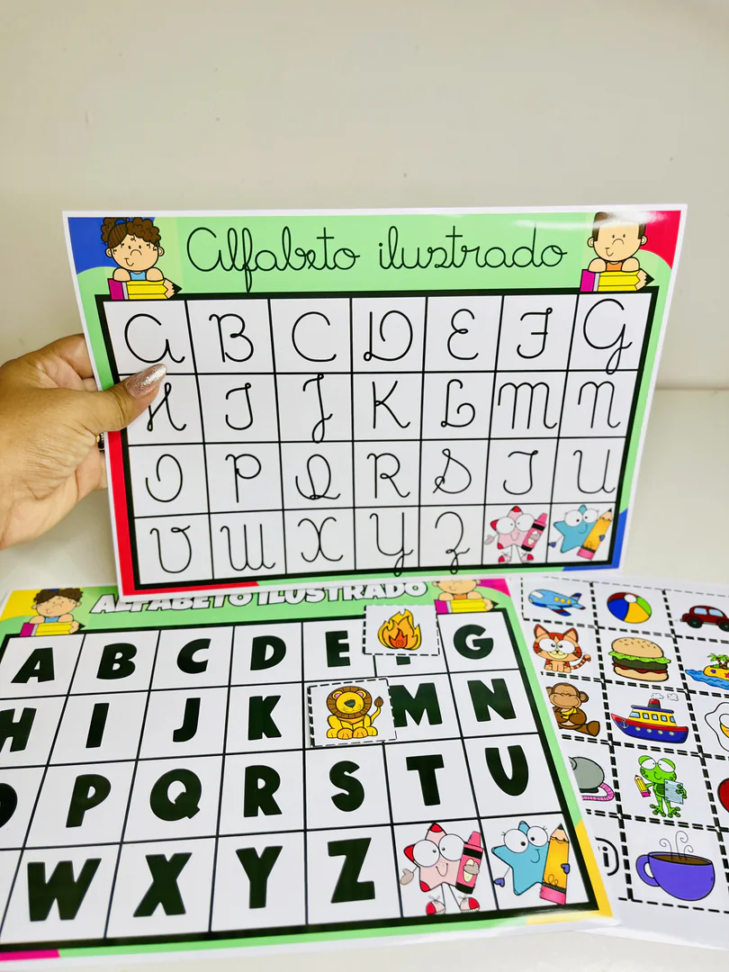 Alfabeto Ilustrado: Aprendizado Visual | Tá Pronto