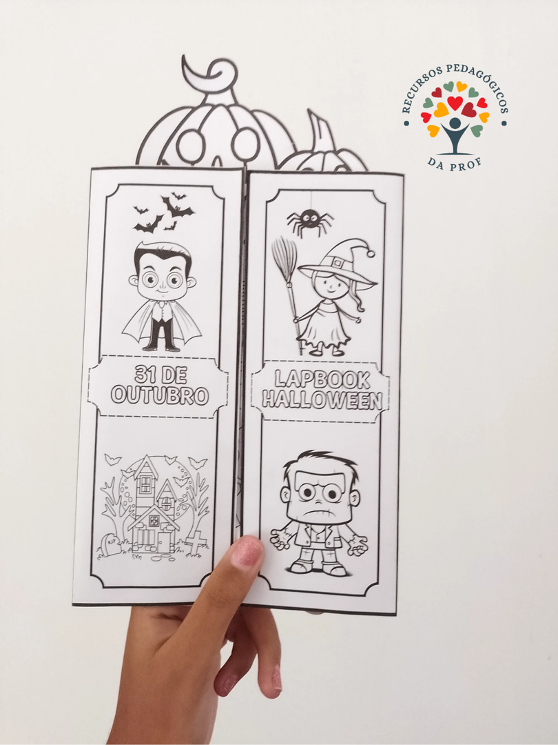 Lapbook Halloween | Tá Pronto