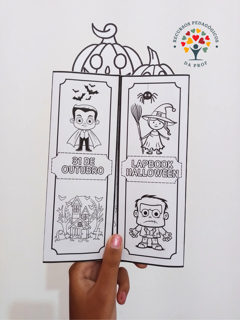 Lapbook Halloween | Tá Pronto!