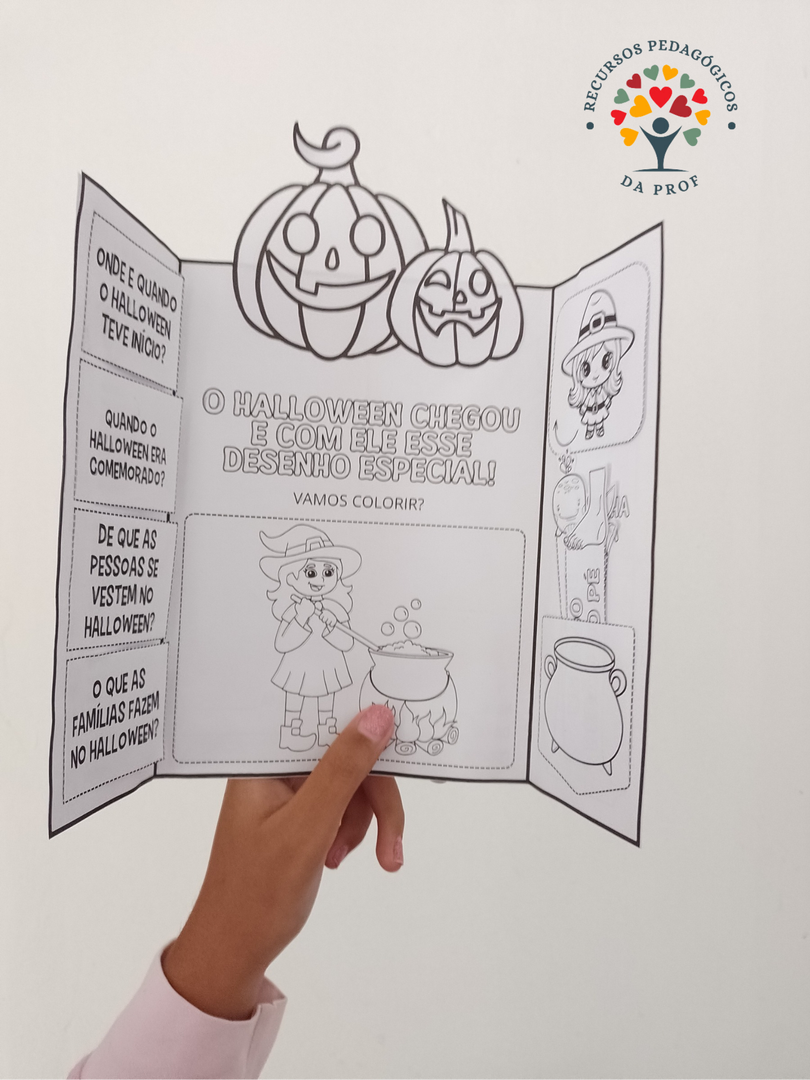 Lapbook Halloween | Tá Pronto!