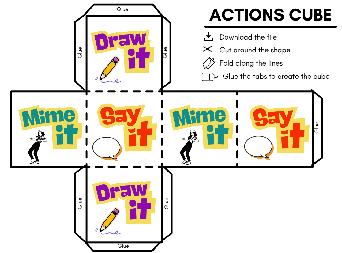 Say it, Mime it, Draw it! | Tá Pronto