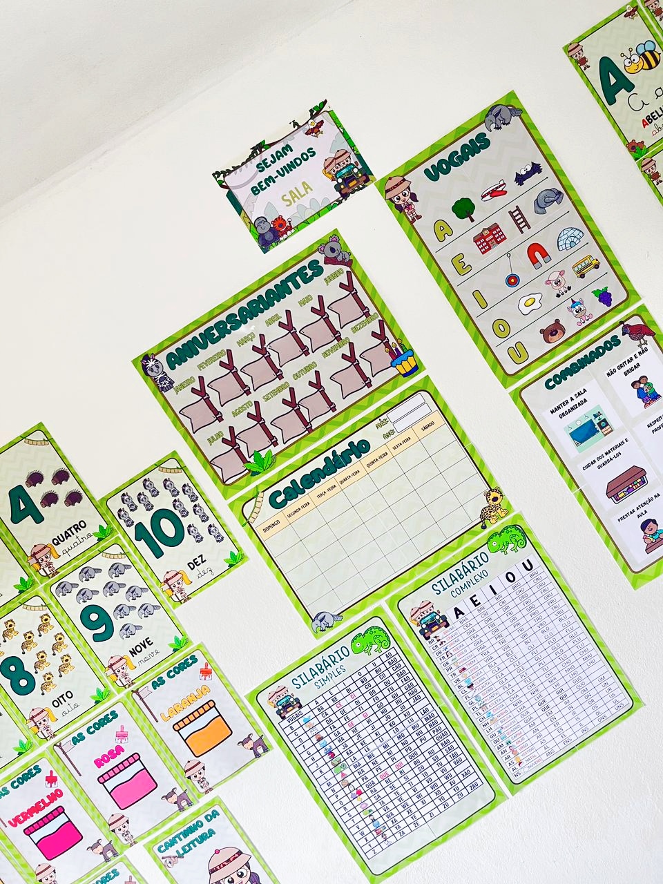 Kit Sala de Aula - Safari | Tá Pronto