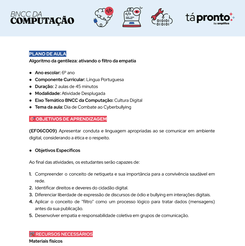 Algoritmo da Gentileza: Combate ao Cyberbully... | Tá Pronto