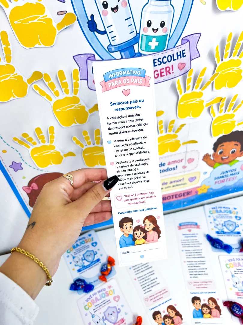 Kit Cartões e Cartazes Campanha de Vacinação | Tá Pronto